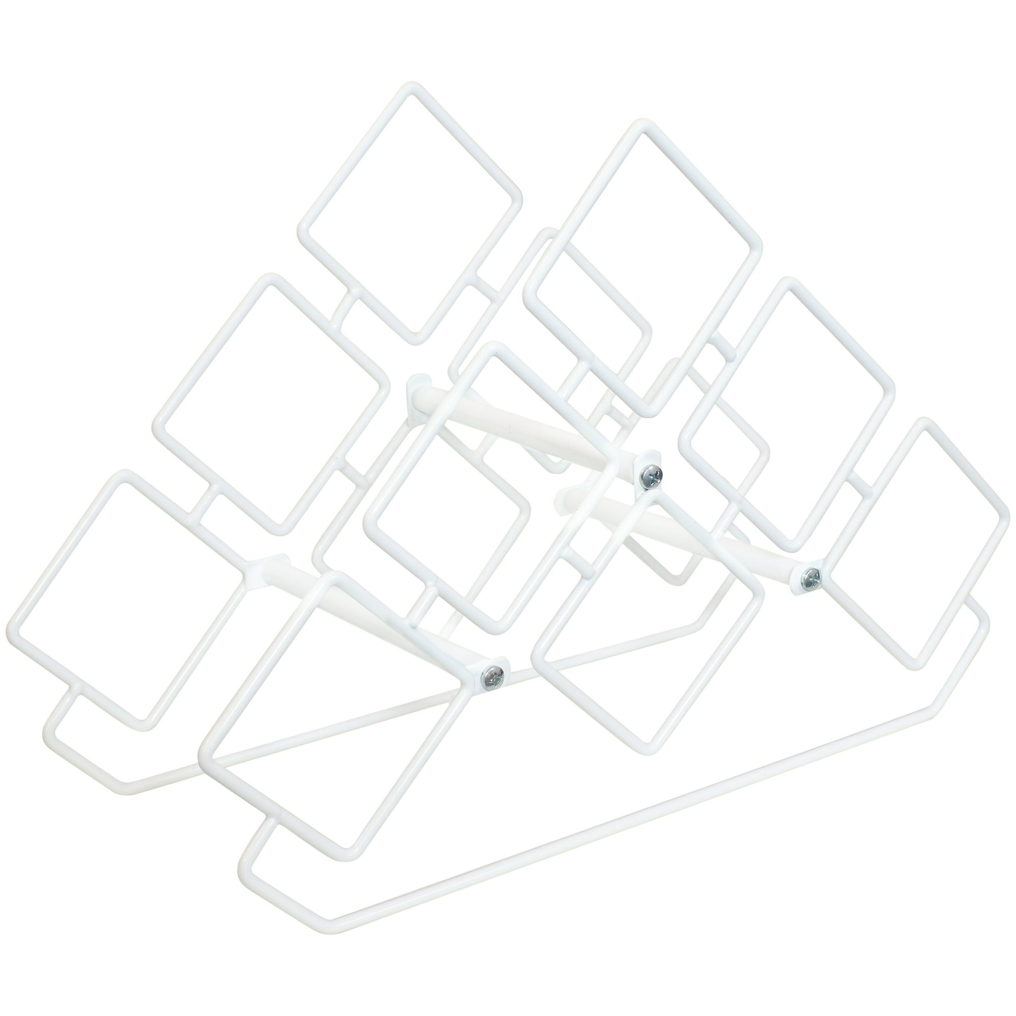 Click here for Sunnydaze Modern 6-Bottle Triangular Wine Rack - I... prices