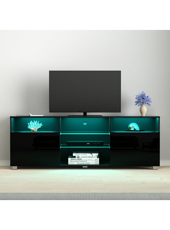 Black TV Stands in TV Stands & Entertainment Centers - Walmart.com
