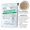 Azomite 44lb Micronized Organic Trace Mineral Soil Fertilizer Powder ...
