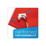 Pendaflex 415315RED Reinforced Hanging File Folders- Kraft- Legal- Red ...