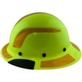 DAX Fiberglass Composite Hard Hat - Full Brim High-Viz Lime with ...