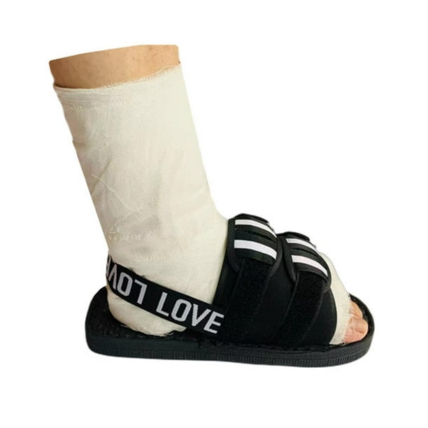 Plaster Cast Shoe Foot Support Open Toe Post OP Shoe for Broken Foot or ...