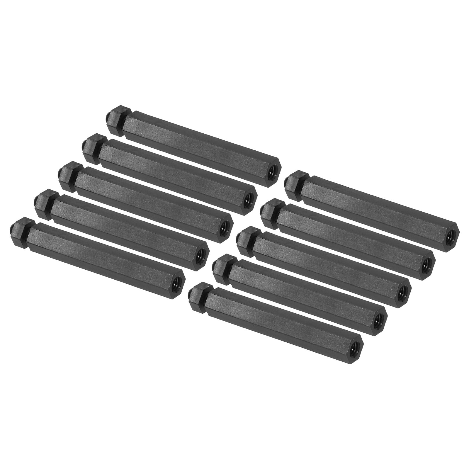 Uxcell M2.5 Nylon Hex Standoff Screws Nuts, 1Set/50Pack PCB Male Female ...