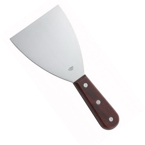 Winco Scraper, Stainless Steel Blade, Wooden Handle, 8.5" Length | 1 ...