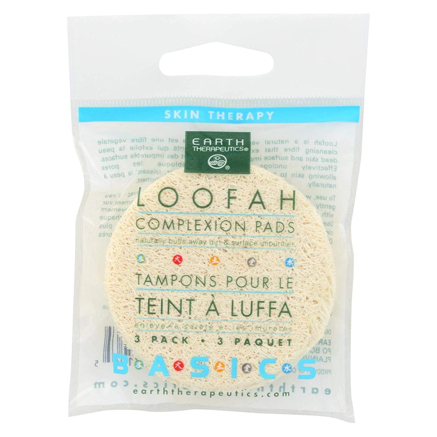 Loofah Complexion Pads (3 Pads) - Walmart.com
