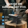 Single Horn Anvil, 55Lbs/25kg Cast Steel Anvil, High Hardness Rugged ...