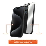 onn. Mirror Glass Screen Protector for iPhone 15 Pro - Mirror Finish ...