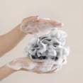 Bar Soap Loofah Pouch, 2 in 1 Drawstring Loofah Soap Holder, Self ...