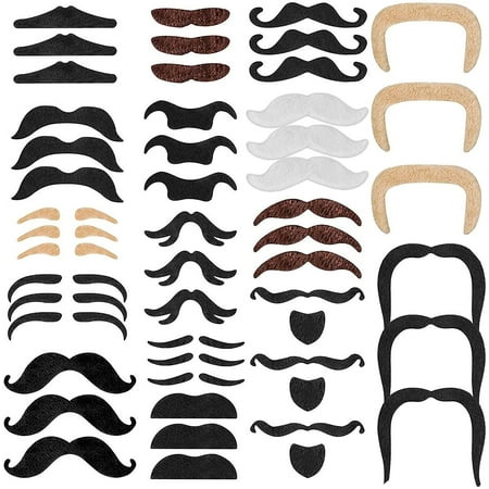 Mustache Self-adhesive, False Beard Gluing Adhesive Beards False Beards ...