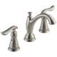 Delta Linden Two Handle Widespread Bathroom Faucet in Stainless 3594-SSMPU-DST - Walmart.com