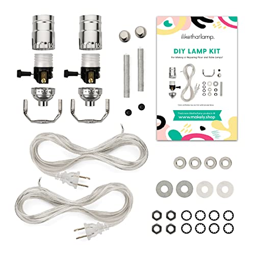 Makely Lamp Wiring Kit-Make or Repair Old Lamps-Rewire a Vintage Lamp ...