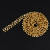Rhinestone Tape Self-adhesive Diamond Ribbon Gold For Bling Bridal ...