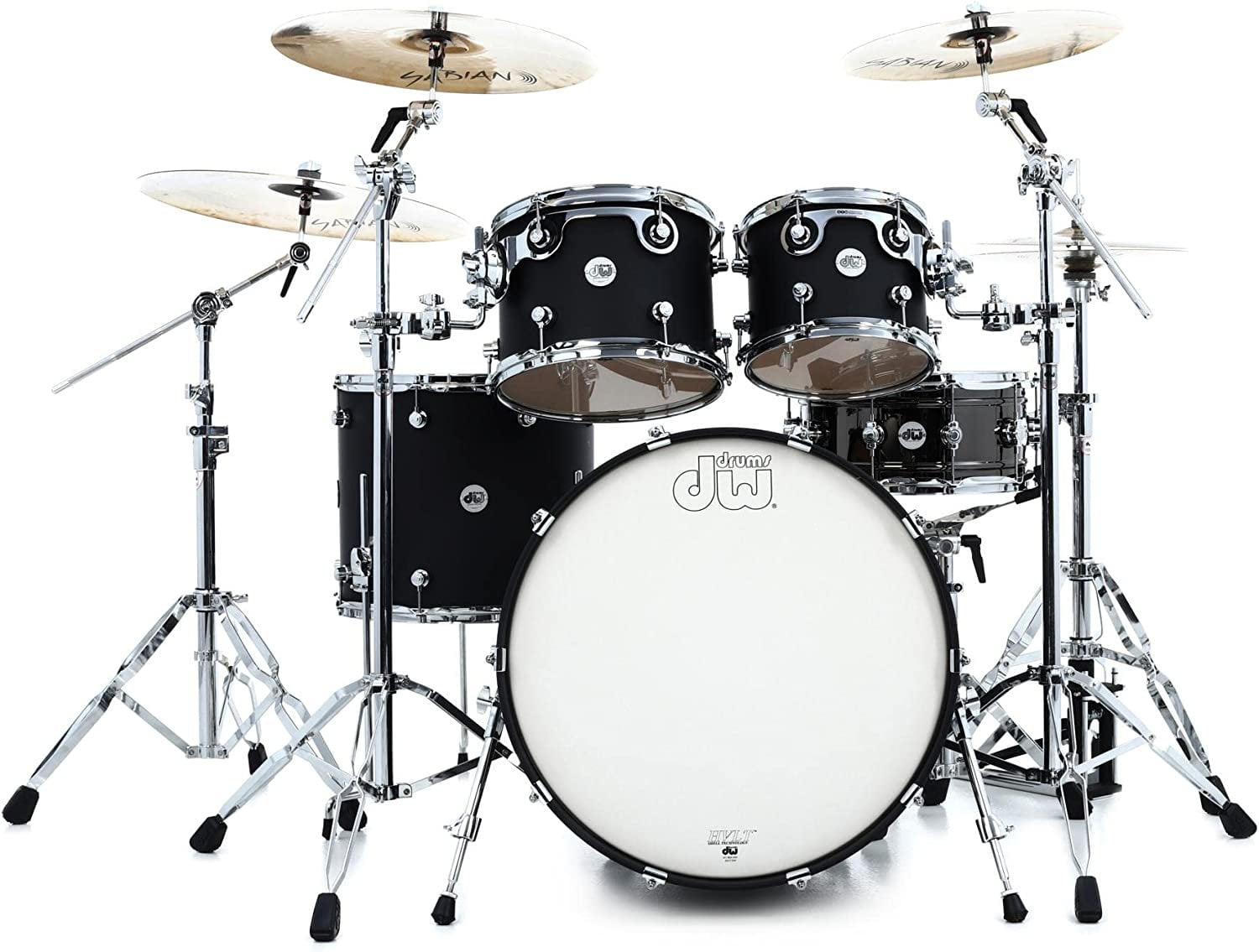 DW DDLM2214BL Design Series 4-piece Shell Pack - Satin Black - Walmart.com