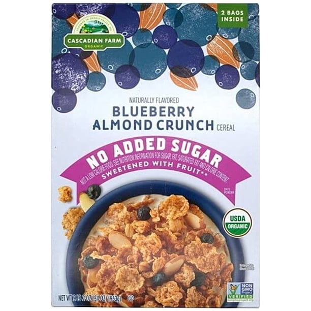 Organic Cascadian Farm Blueberry Almond Crunch (34 Oz, 2.12 Lbs ...