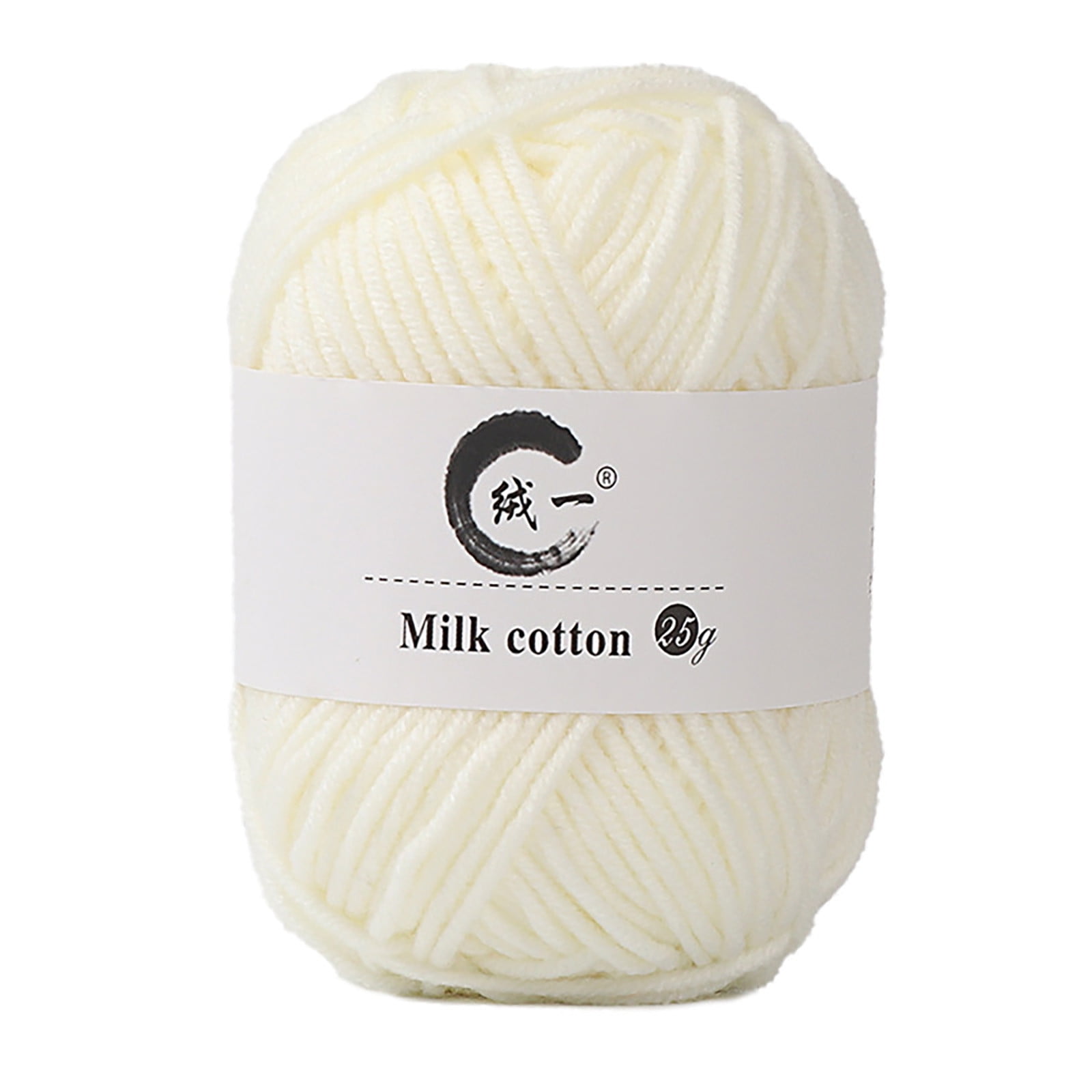 Colorful Hand Knitting 25g Knitting Crochet Milk Soft Baby Cotton Wool ...