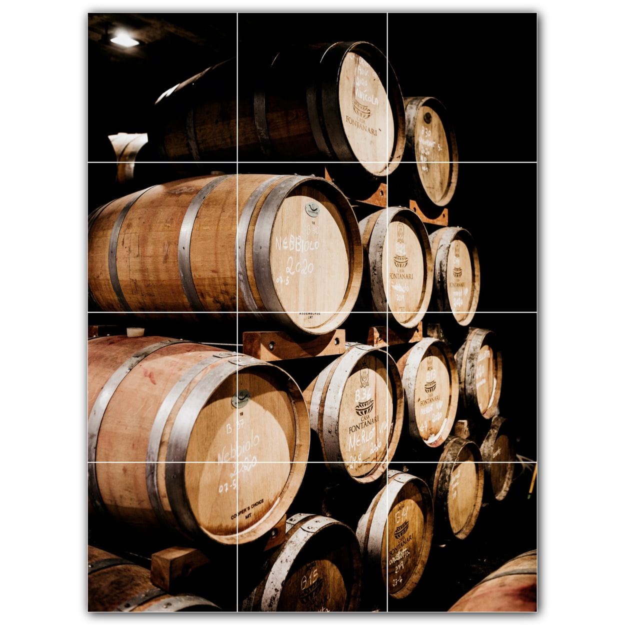 Picture-Tiles.com: Wine Ceramic Tile Wall Mural WAL501203-34L. 24"W x ...