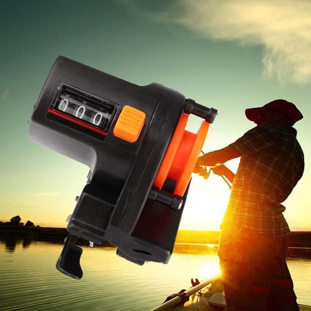 Fishing Line Counter Reel Depth Finder Strong Gauge Manual Gear ...