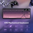 K95 Mechanical Keyboard,TFT Screen & Knob, Trip-Modes Connection ...