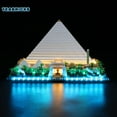 YEABRICKS Led Light Kit for Legos 21058 Architecture Great Pyramid of ...