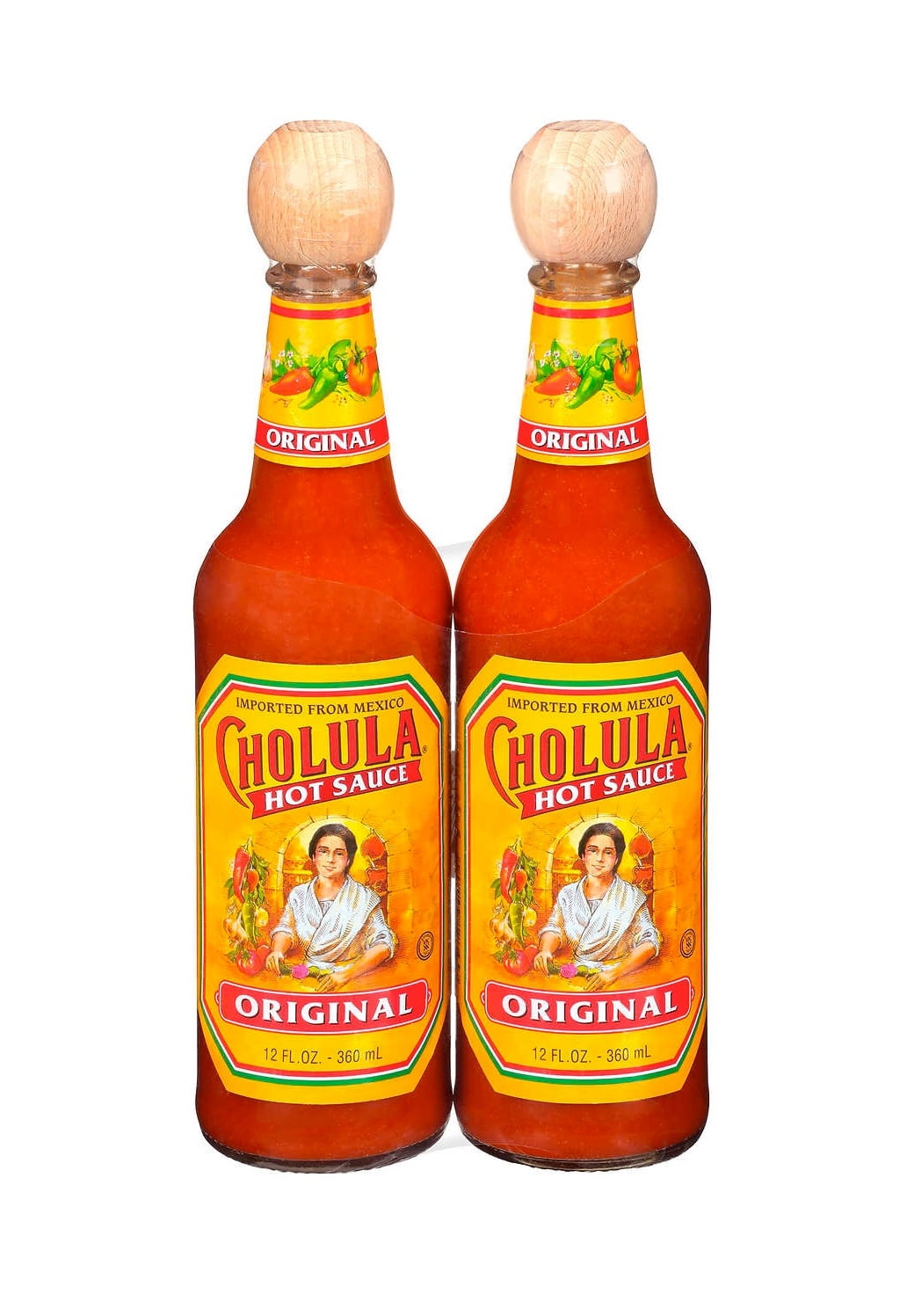 Cholula Hot Sauce, Original, 12 fl oz, 2 ct 1PK - Walmart.com