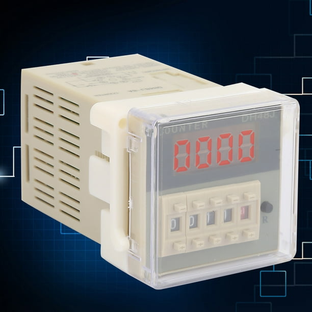 LCD Counter Relay, Dh48J-8A Plastic Display Electronic Counter Digital ...