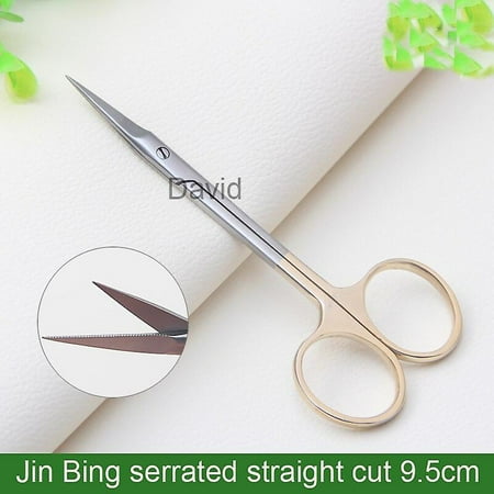Korean Style Double Eyelid Scissors With Gold Handle Stainless Steel ...