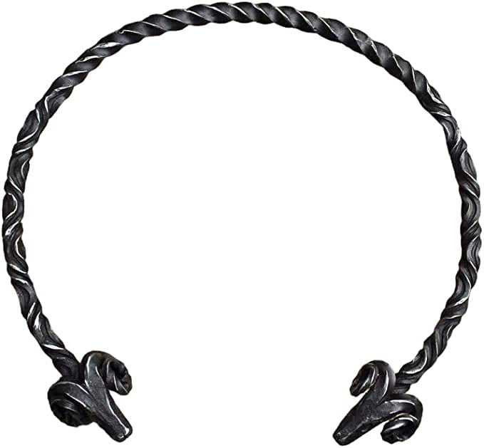NauticalMart Forged Iron Neck Torc, Torque Necklace, Viking Torc ...