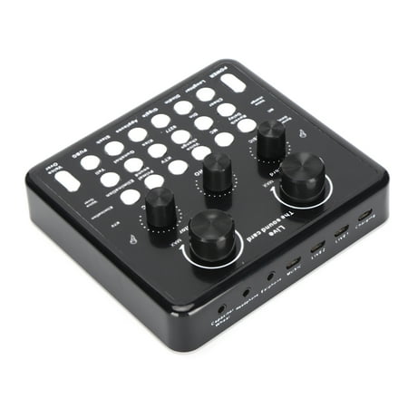 Sound Card Set,V7 Bluetooth Sound Card Live Sound Card Set Sound Card ...