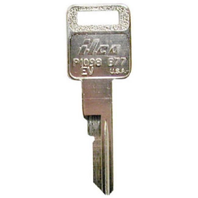 Kaba B77-P1098EV 0.9 x 0.1 in. Ilco Key Blank For Ignition- Pack Of 10 ...