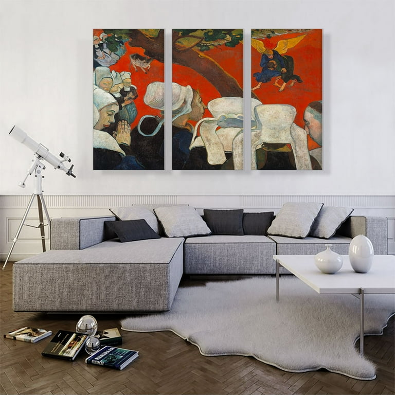 Paul Gauguin The Vision After The Sermon