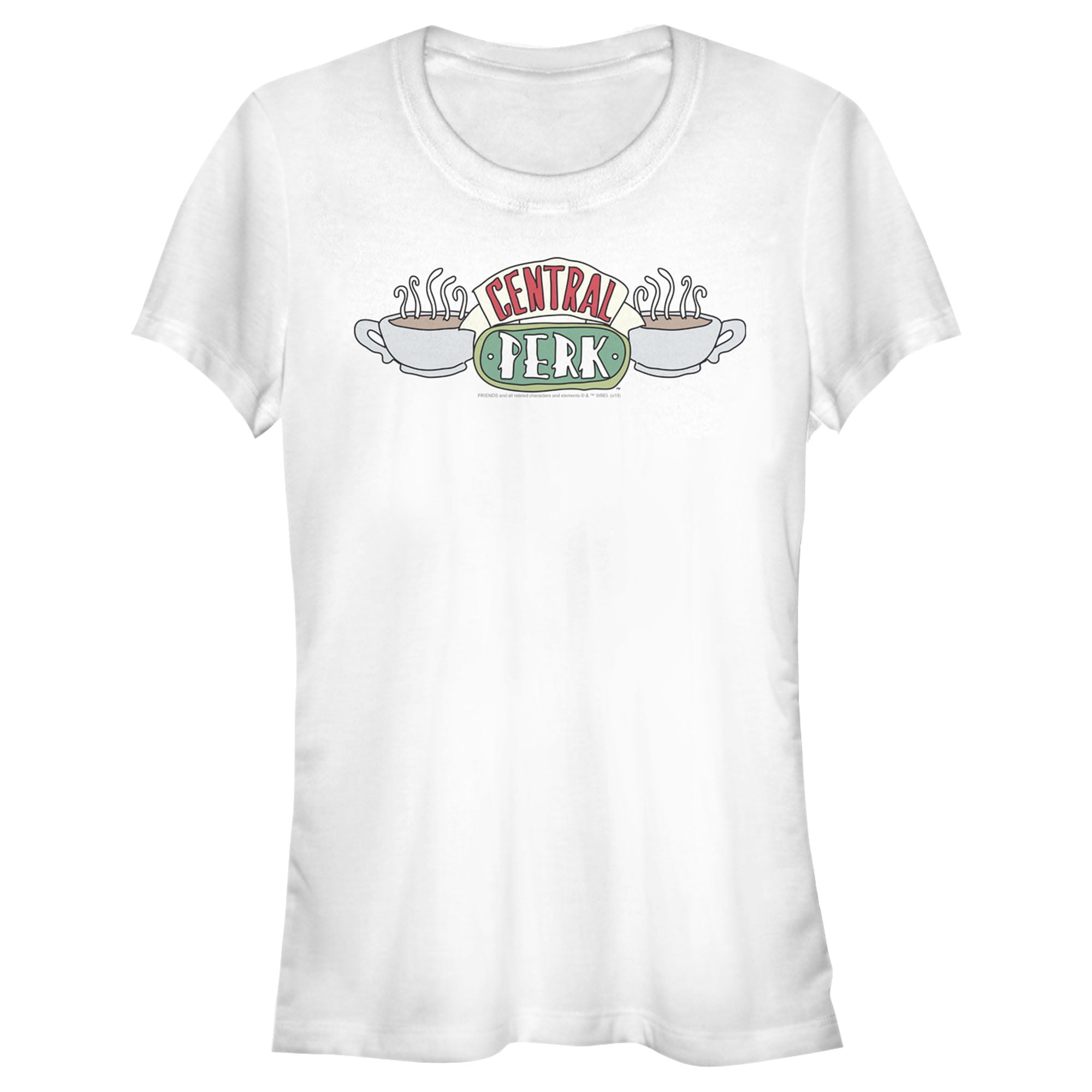Central Perk Black And White Logo