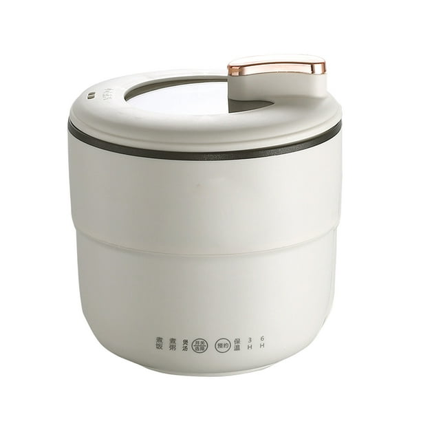 Mini olla arrocera portátil, olla arrocera antiadherente eléctrica pequeña de 1,8 L con ...