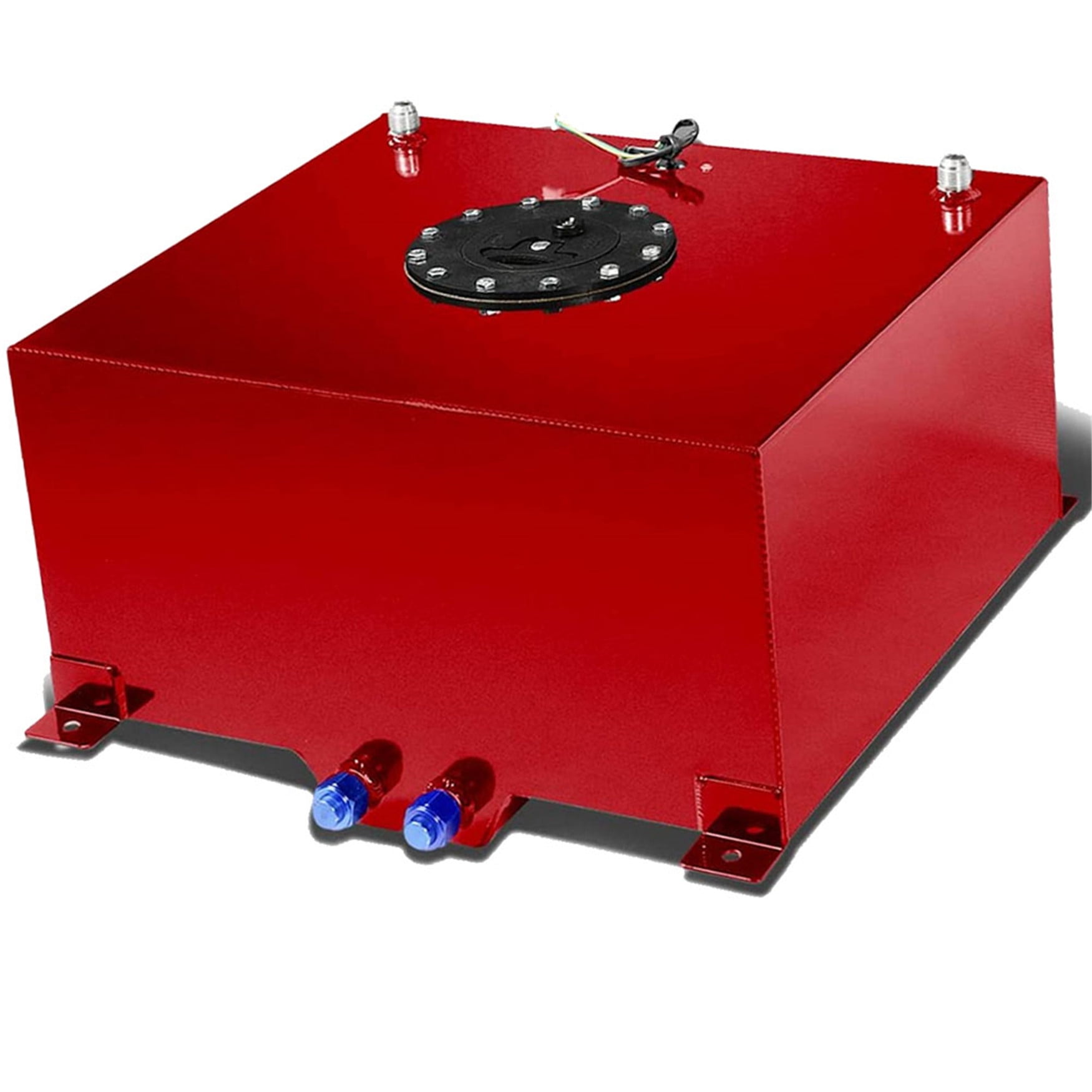 10 Gallon Universal Fuel Cell Gas Tank Aluminum Polished Race Street ...