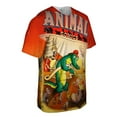 Alligator Fun Comic Retro Mens T-Shirt All Over Print - Walmart.com