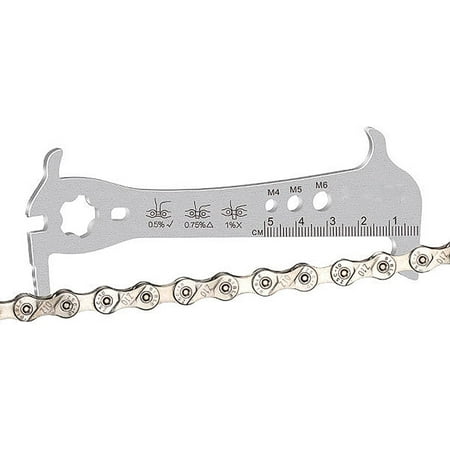 Bicycle Chain Checker - Bike Wear Indicator Gauge Measuring Ruler Tool ...