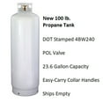 New 100 lb Steel Propane Tank with POL Valve - Ships Empty - Walmart.com
