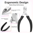 UBSWF-Toe Nail Clippers for Thick Toenails, Professional Stainless ...