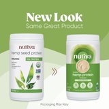 Nutiva Organic Hemp Protein Powder, Unflavored, 15g Protein, 1.0lb, 16 ...