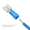Ever Start Female Slide Connectors 15-Piece Blue UL Listed for 16-14 ...