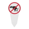 Cagogo Garden Dog No Pooping Signs, Pet Waste Prevention Yard Sign For ...