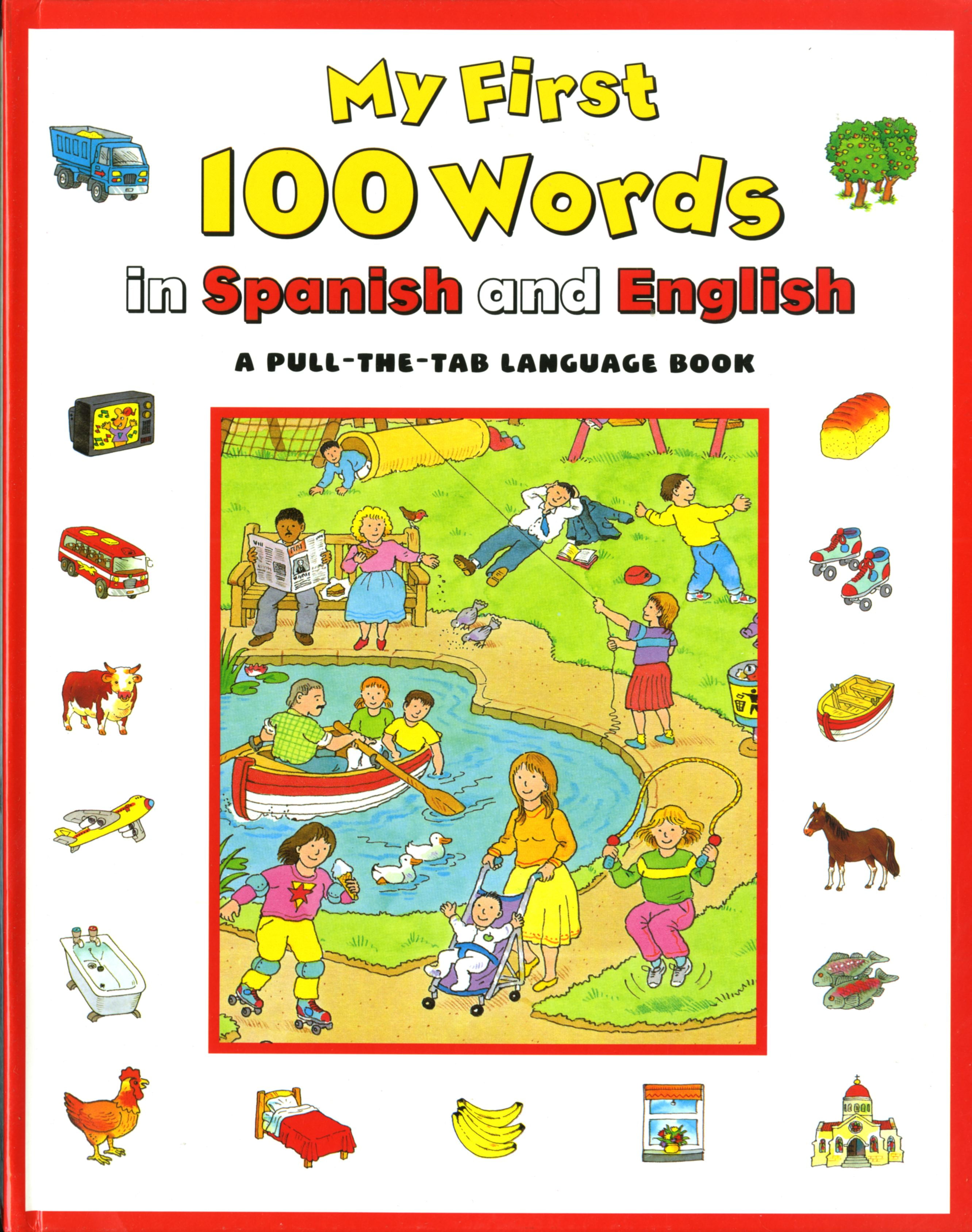 My First 100 Words In Spanish English Hardcover Walmart