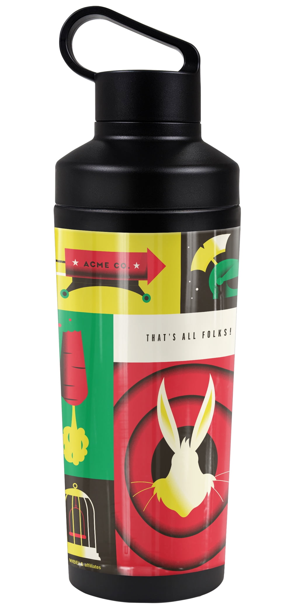 WB 100: Official Looney Tunes Icons 18 oz Insulated Water Bottle, Leak ...