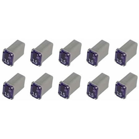 10 Pc MCASE Mini Box Shaped Cartridge Fuse Kit for Cars, Trucks, and ...