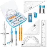 Mr. Pen- Geometry Set, 13 pcs, Geometry Kit Set with Shatterproof ...