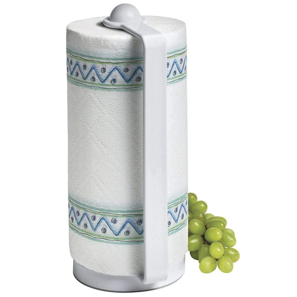 Spectrum Diversified Portable Paper Towel Holder, White - Walmart.com