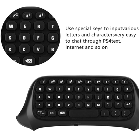 Game Controller Keyboard Wireless 47 Keys 2.4G Gamepad Keyboard ...