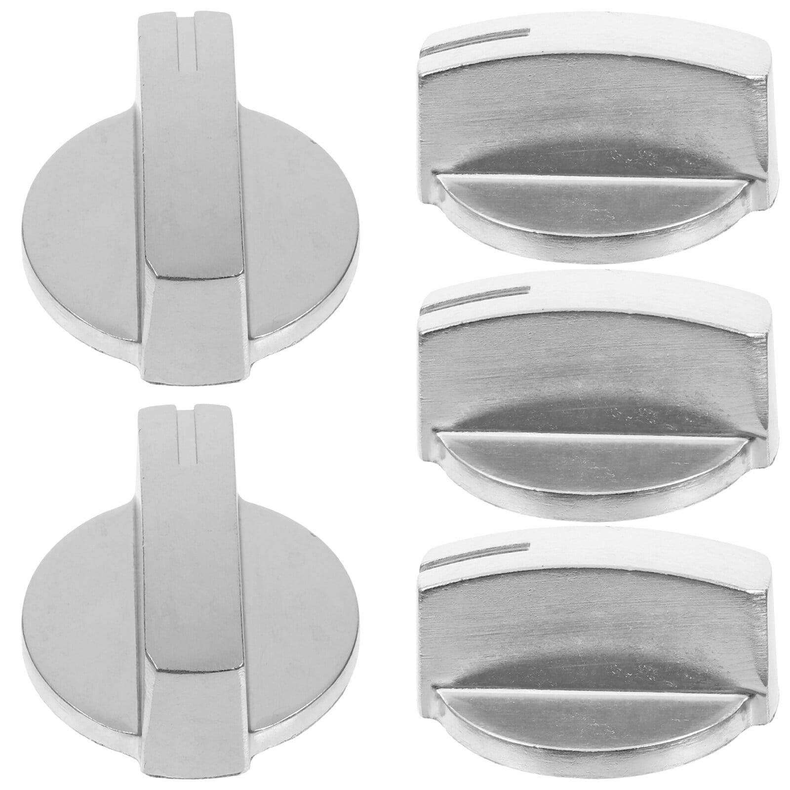 Perillas de acero inoxidable para estufas de gas, 5 unidades, control ...