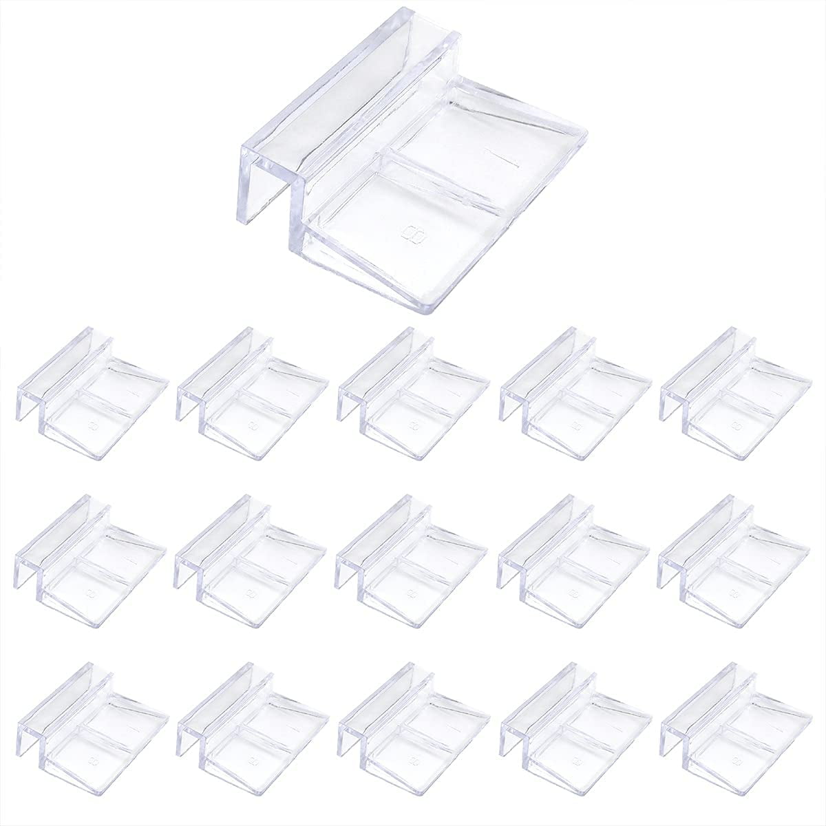 16 PCS 8mm Acrylic Aquarium Cover Clip, Clear Fish Tank Glass Cover ...