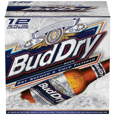 Bud Dry Beer, 12pk - Walmart.com