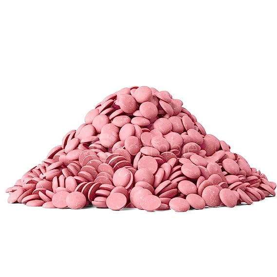 Cambie Belgian Ruby Chocolate Couverture 33% |5 lbs of Belgian RB1 Ruby ...